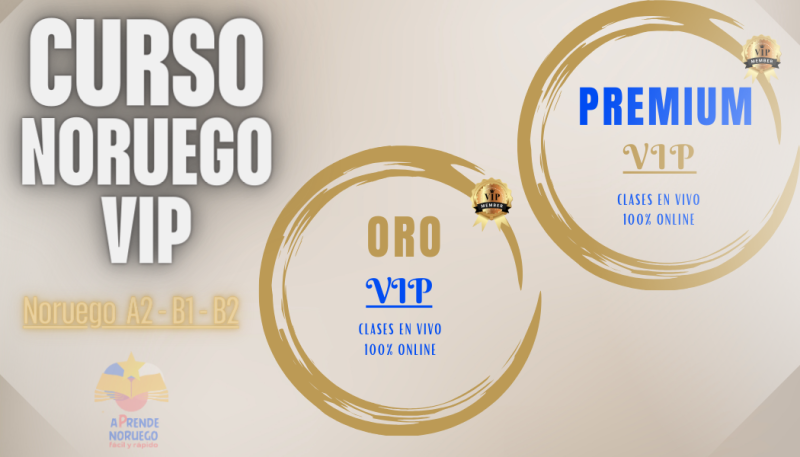 A2-B1-B2 VIP - ACADEMIA internacional de noruego online
